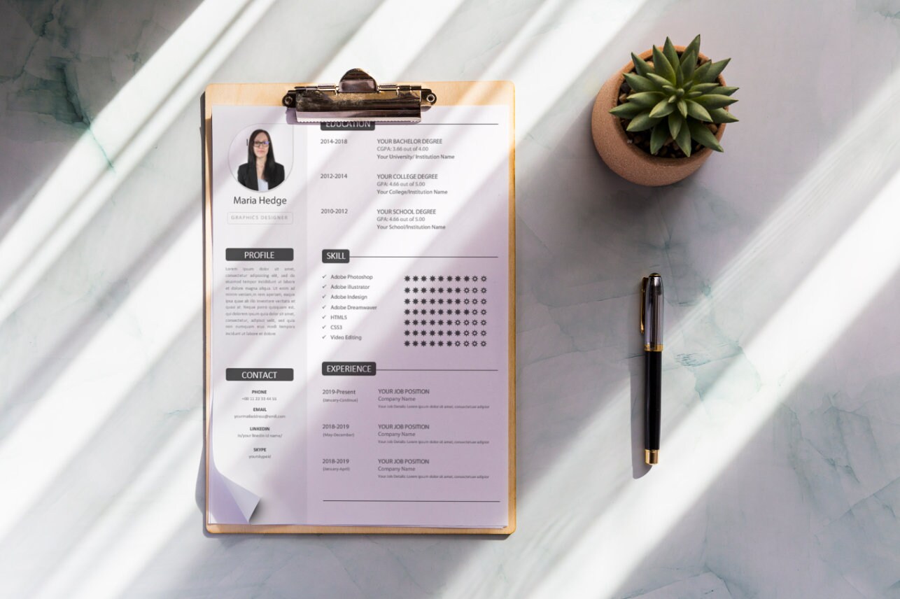 Aleix Resume Template | Professional and Editable CV Template | CV ...