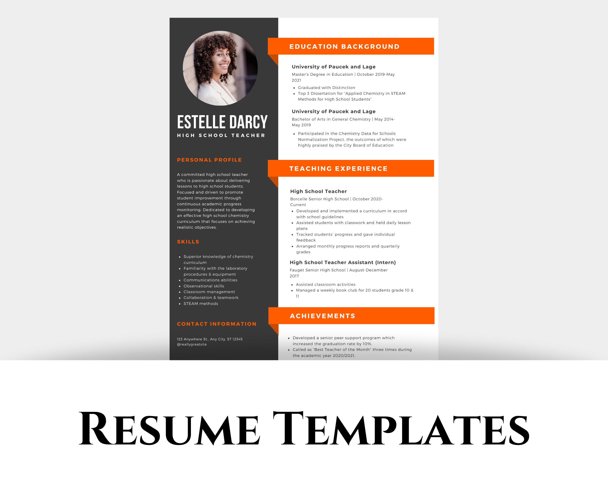 Resumes | Resume Templates | Modern Resume Templates I Professional ...