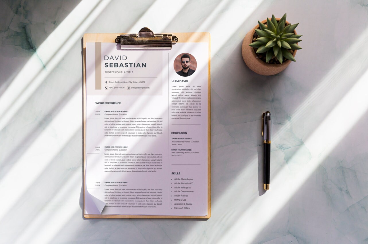 Aleix Resume Template | Professional and Editable CV Template | CV ...