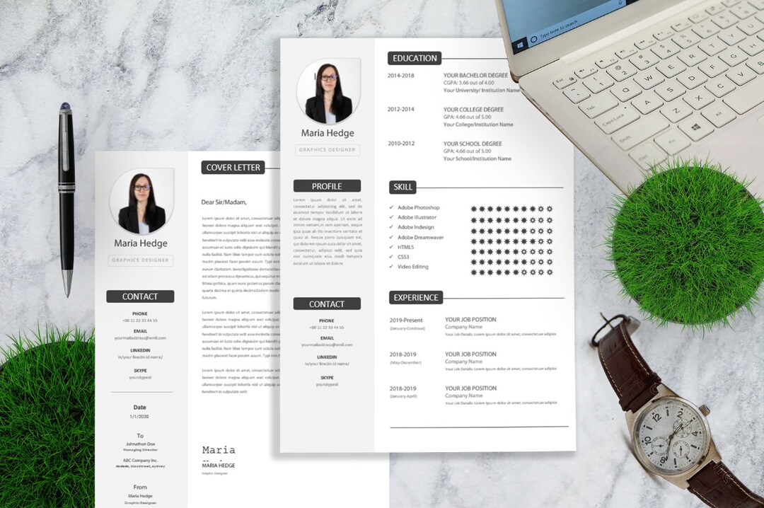 Aleix Resume Template | Professional and Editable CV Template | CV ...