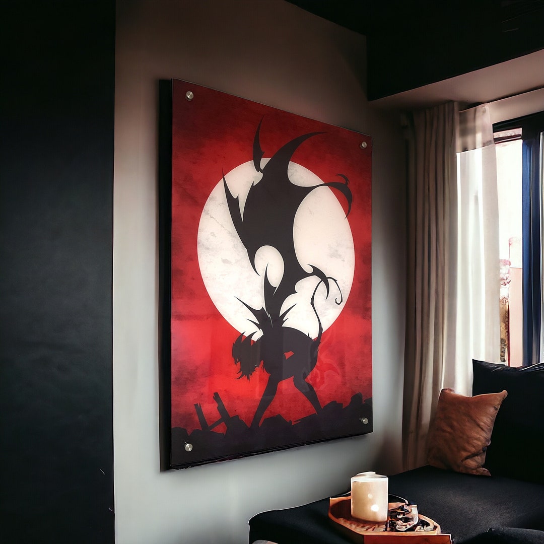 Rising Demon Eclipse anime-inspired Professional-grade Handmade Acrylic ...