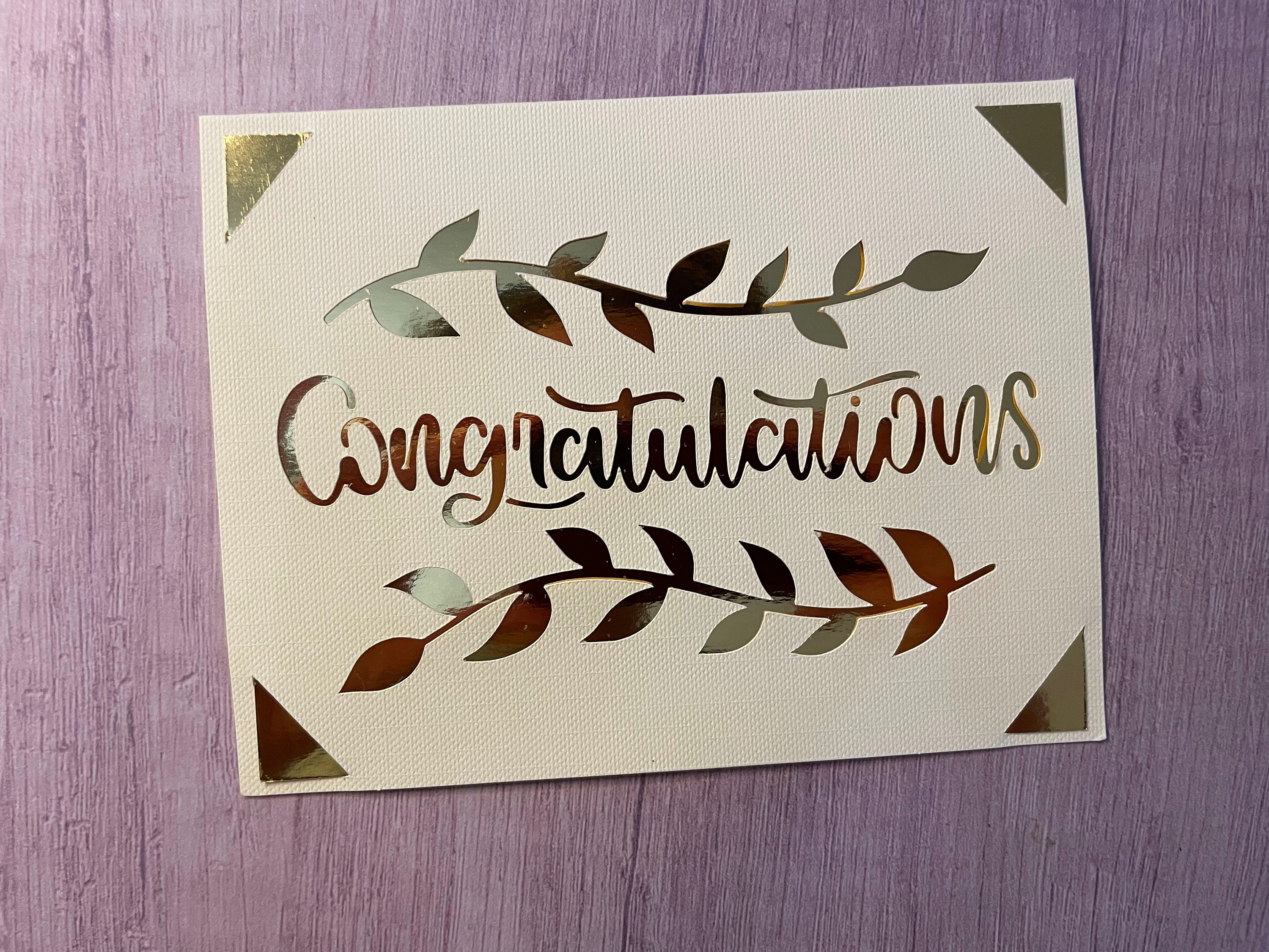 Congratulations Card, Retirement Card, Graduation Card, Achievement ...