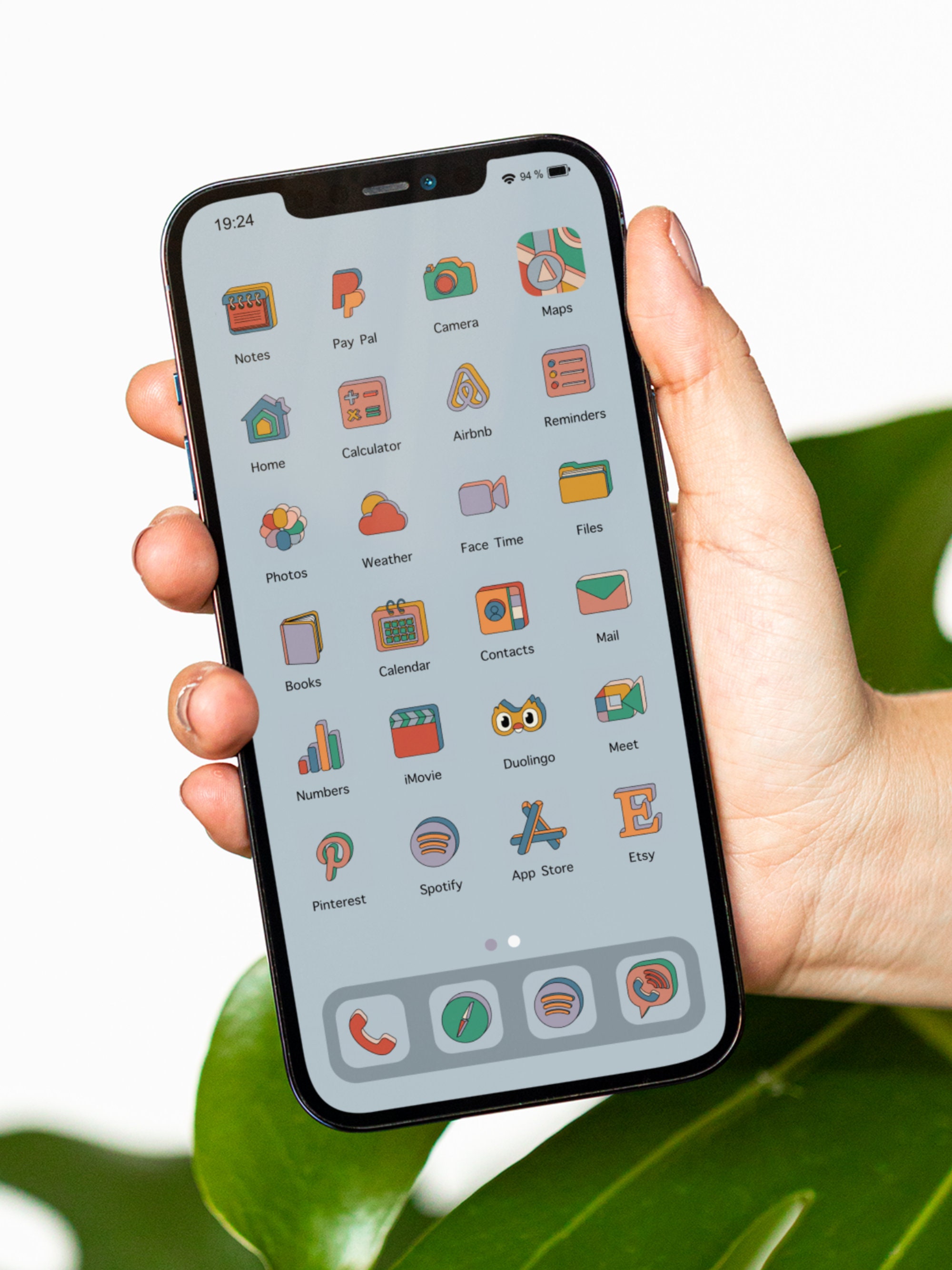 Colorful Ios 16 App Icon Pack With 100 Aesthetic Icons in - Etsy