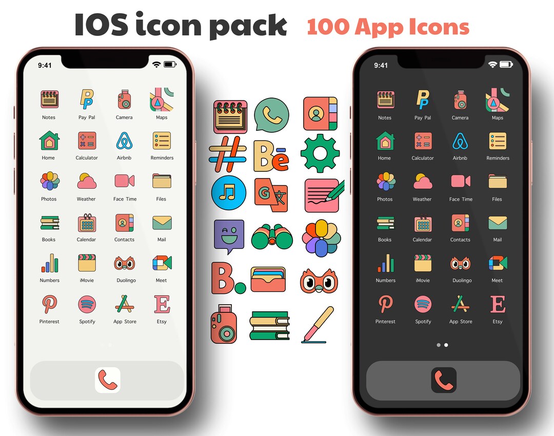 Ios 16 App Icon Pack With 100 Aesthetic Icons | iPad and iPhone Icon ...