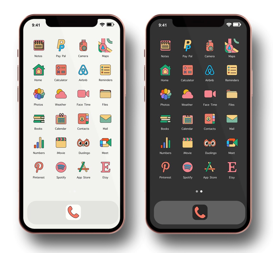 Ios 16 App Icon Pack With 100 Aesthetic Icons Ipad and - Etsy