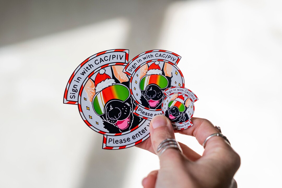 Holiday Military Email Dog - the Goodest Christmas Boy - Sticker - Etsy