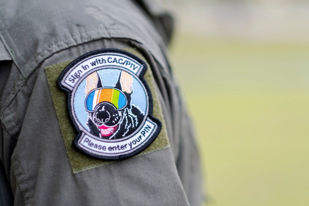 The Goodest Boy Military Email Dog - Full Color Stitched Patch - Etsy