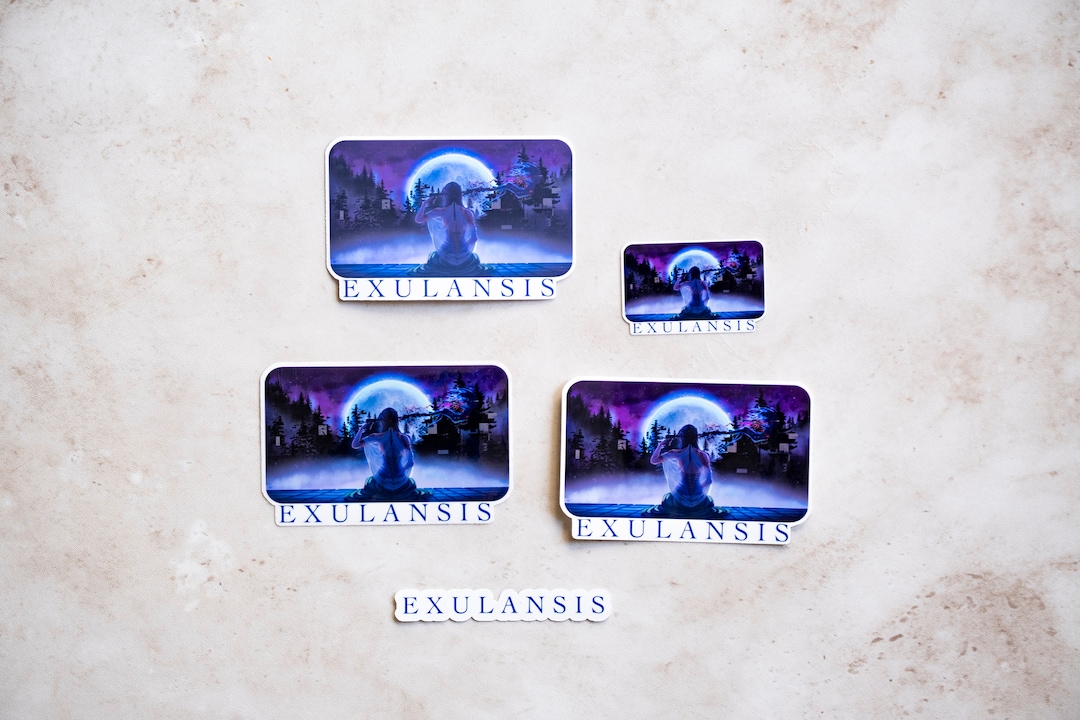 Exulansis - Emotional Galaxy Art Stickers | Meaningful Art | Expressive ...