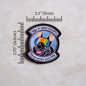 The Goodest Boy Military Email Dog - Full Color Stitched Patch - Etsy