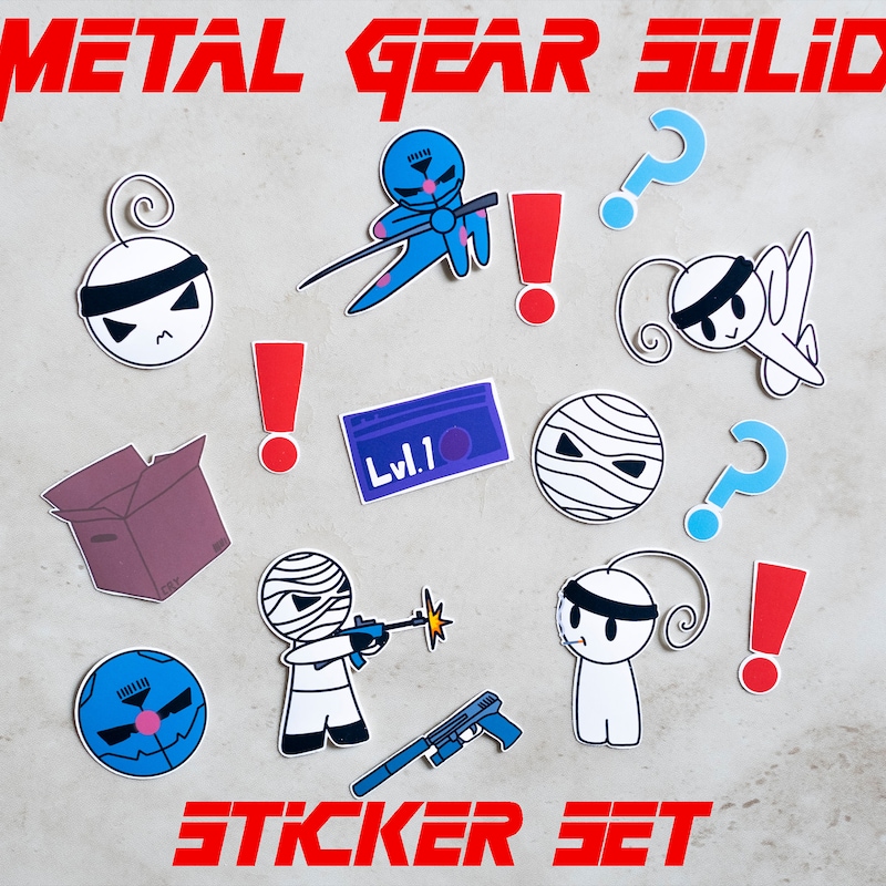 Metal Gear Solid Stickers - Etsy