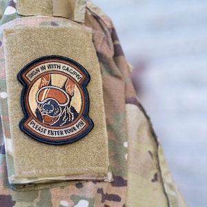 OCP the Goodest Boy Military Email Dog - Spice Brown OCP Stitched Patch ...