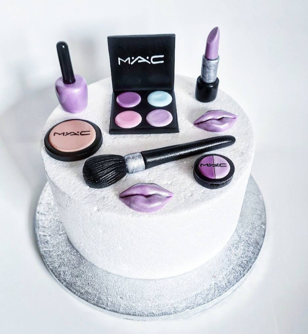 Fondant Make-up Make-up Caketopper Cake Topper Sugar Figures Cake Decoration - Etsy