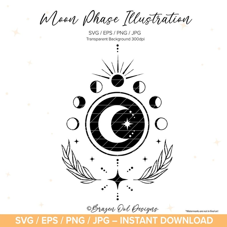 Moon Phase SVG | Moon SVG | Cricut and Silhouette | Moon Shirt | Lunar ...