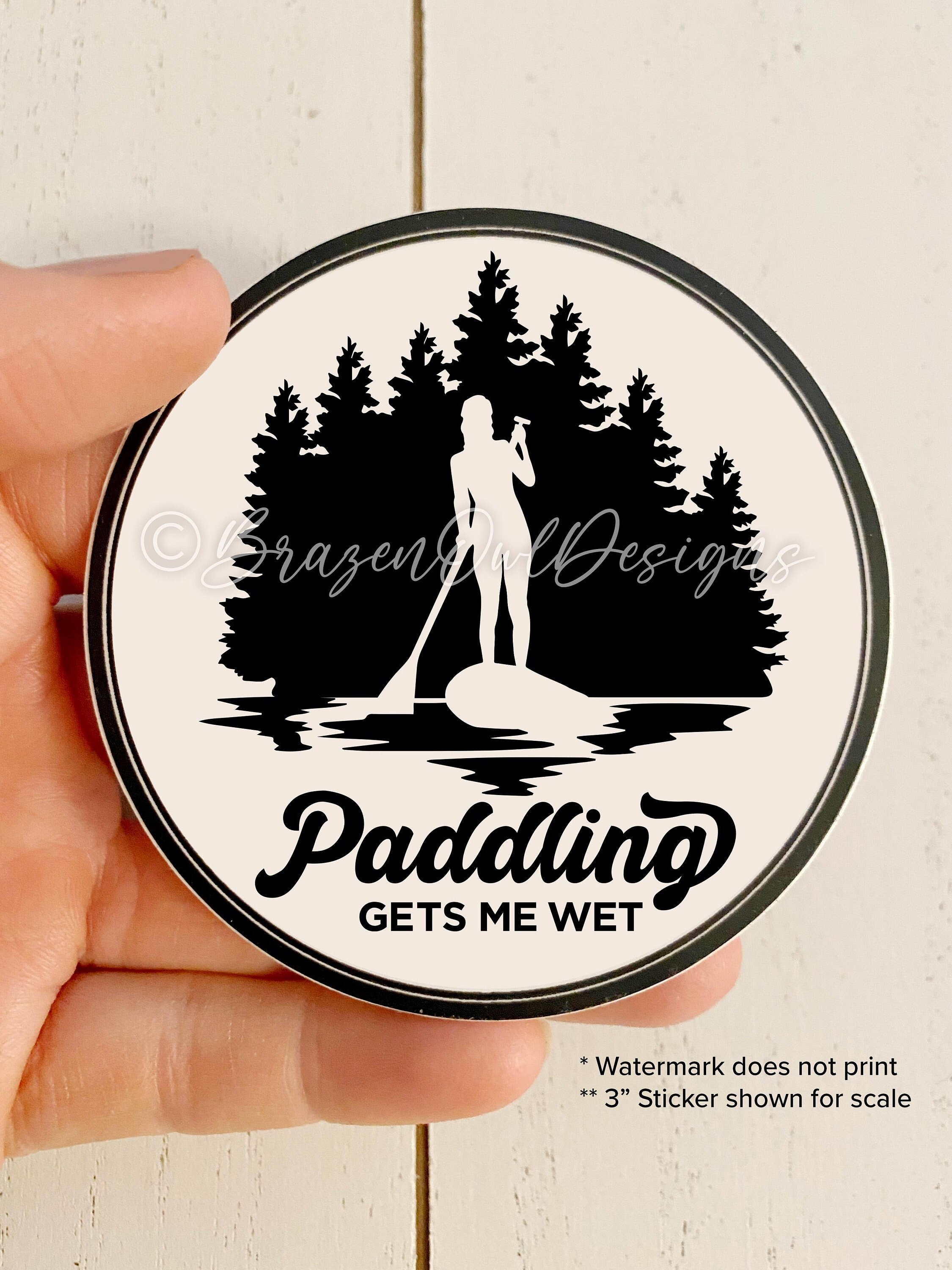 Paddleboard Vinyl Sticker | SUP Sticker | Outdoors Stickers | Water ...