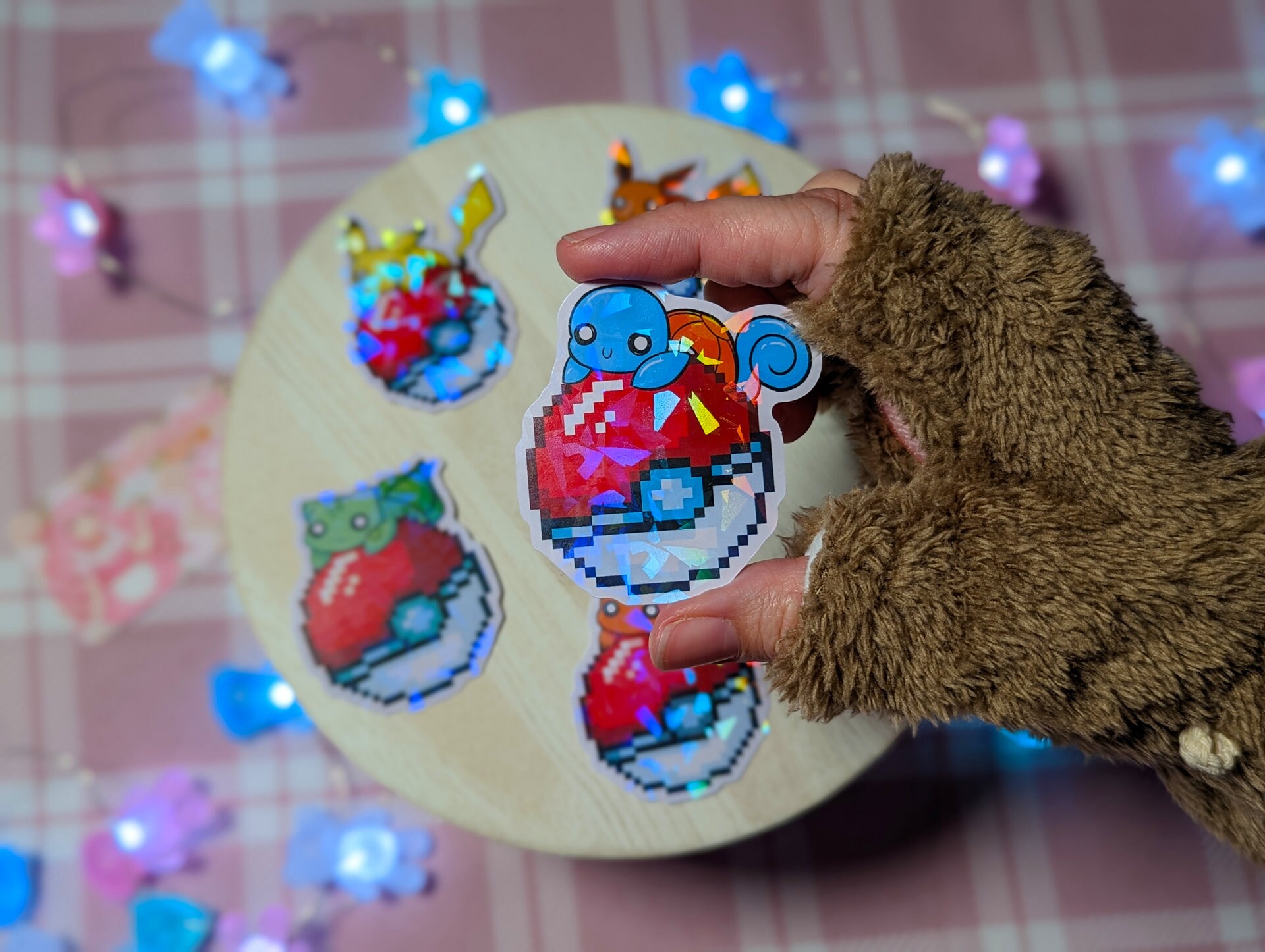 Sticker Gaming - Pokemon Holographic Sticker Set - Video Game - Gaming ...