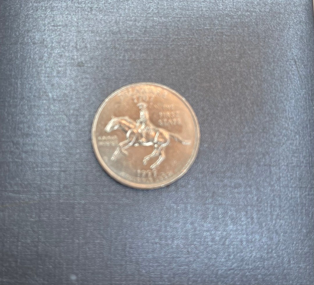 1999 Delaware Quarter. - Etsy