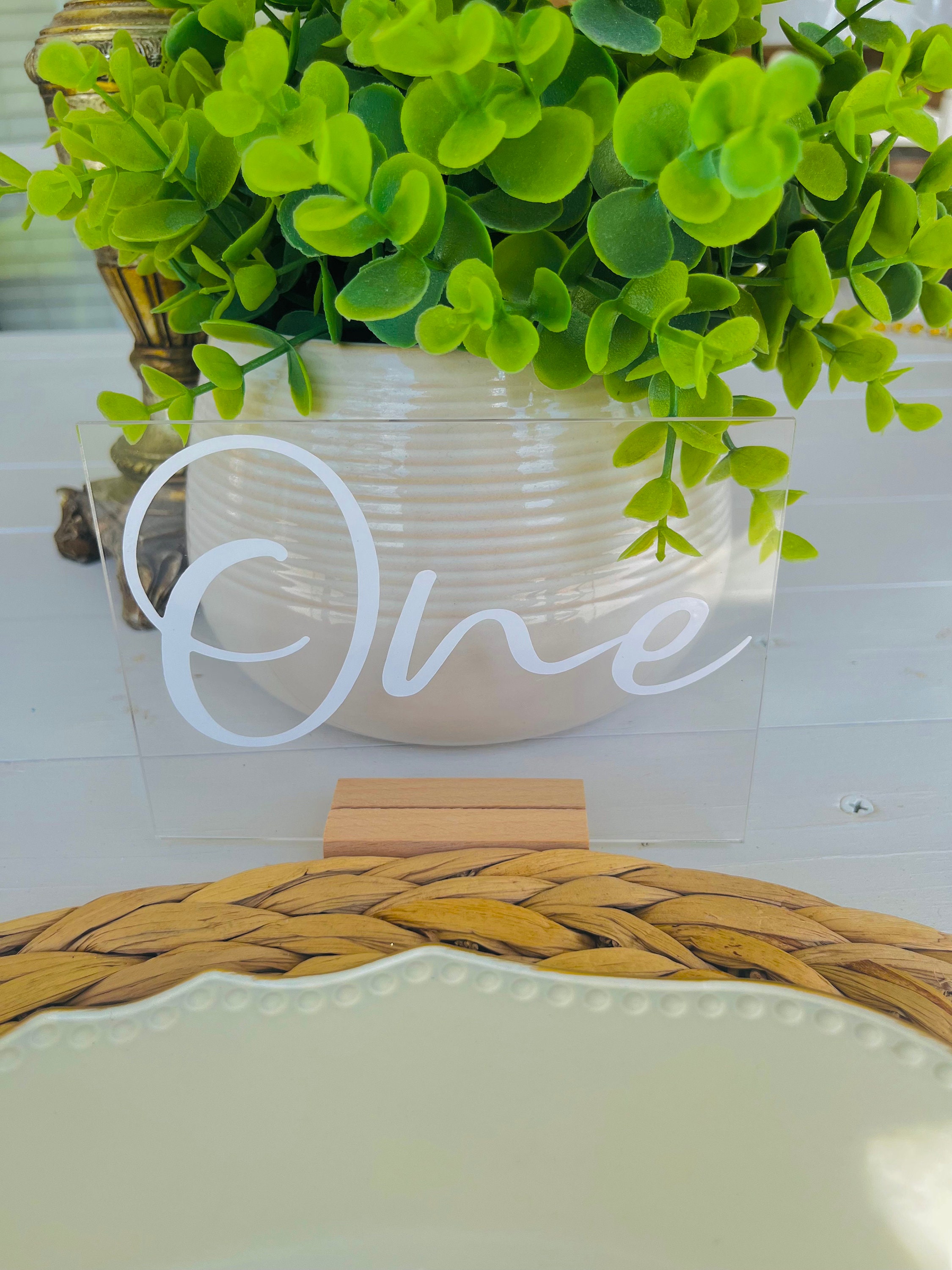 Custom Table Numbers, Custom Acrylic Table Signs, Table Decor for ...