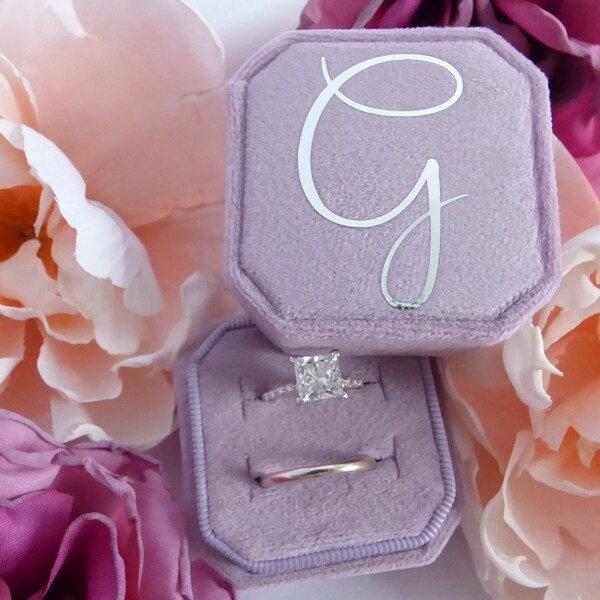 Purple Wedding Ring - Etsy