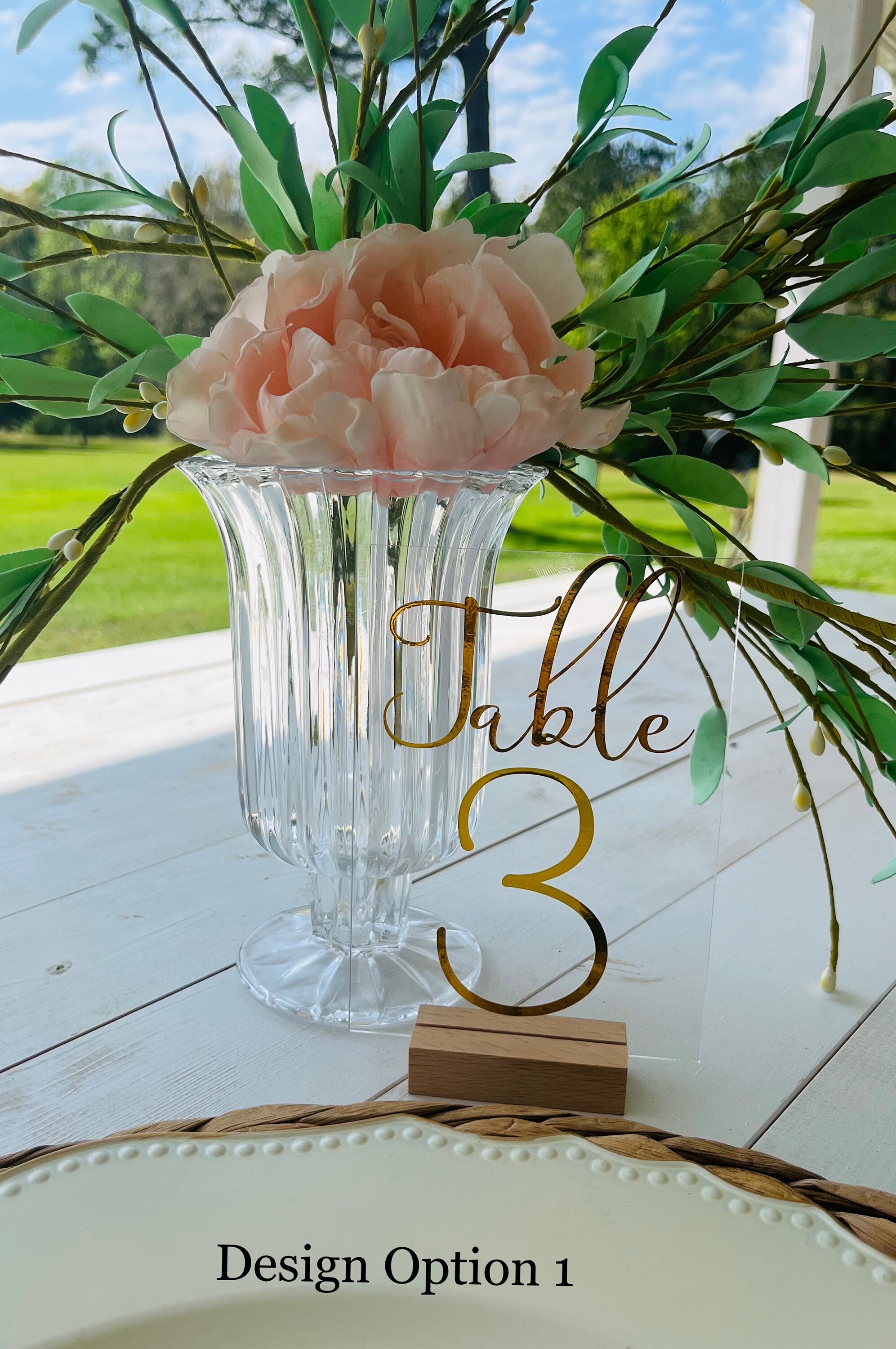 Custom Table Numbers, Custom Acrylic Table Signs, Table Decor for ...