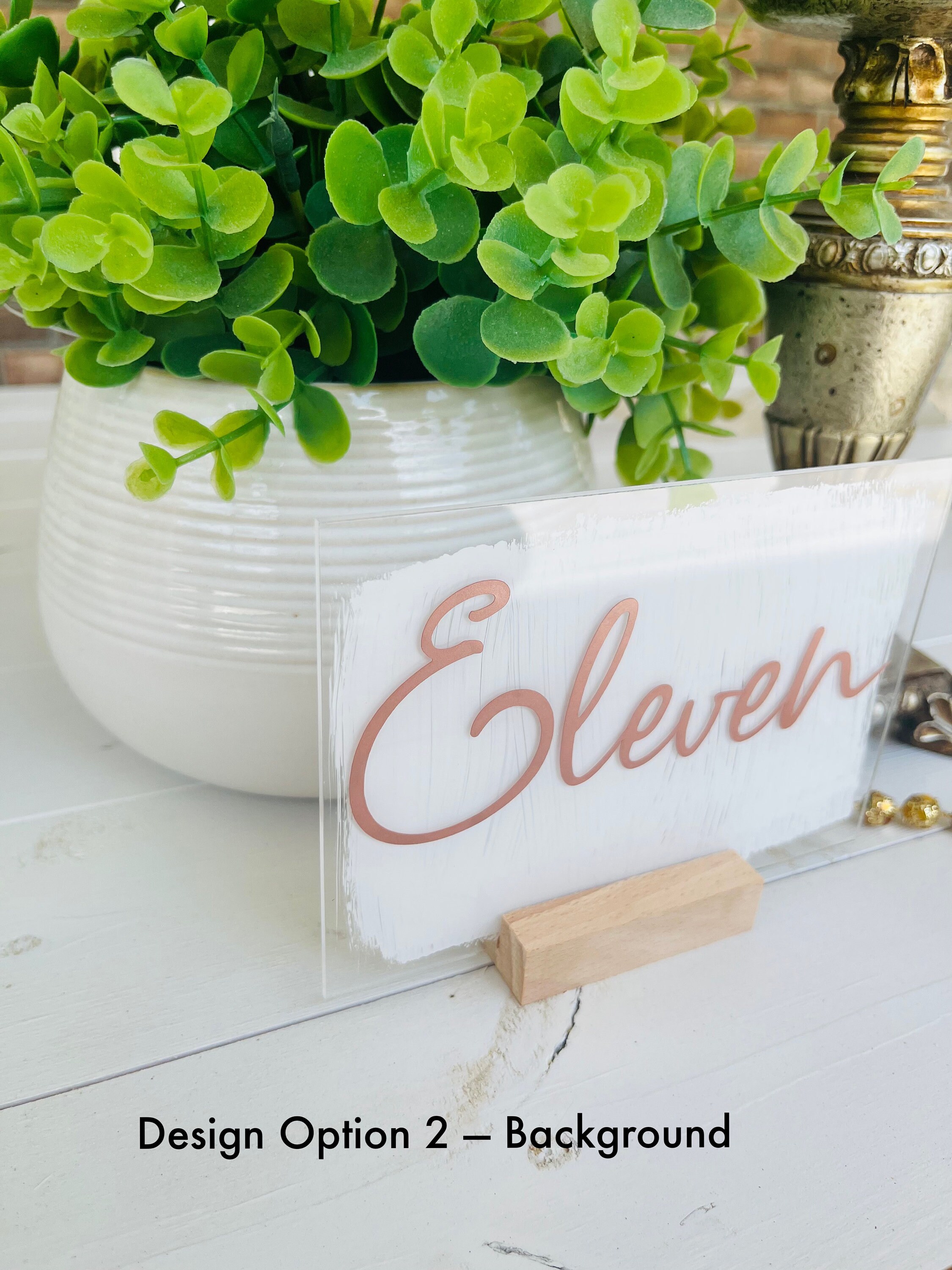Custom Table Numbers, Custom Acrylic Table Signs, Table Decor for ...