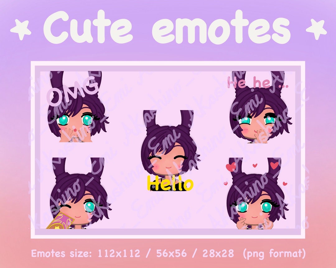 Riv FF14 Cute Chibi Style Viera Emotes + Animated Emote Bundle for ...