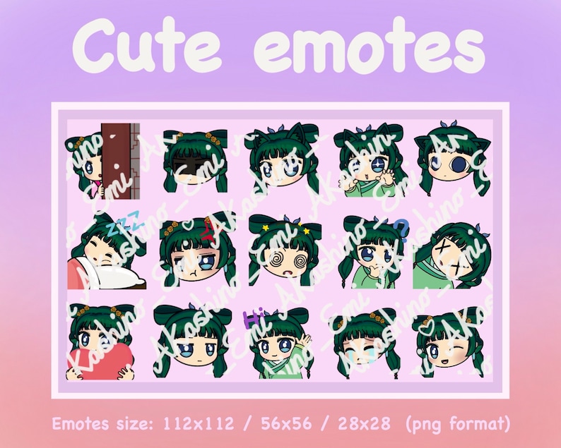 Mao Mao Emotes the Apothecary Diaries - Etsy