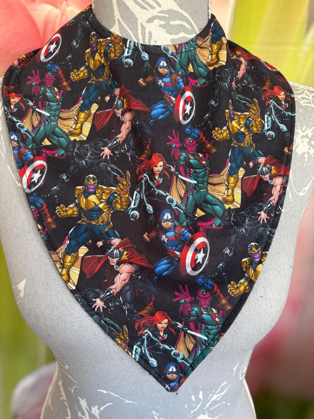 Avengers Marvel Bandana Style Bib Ideal for Special Needs as Super ...