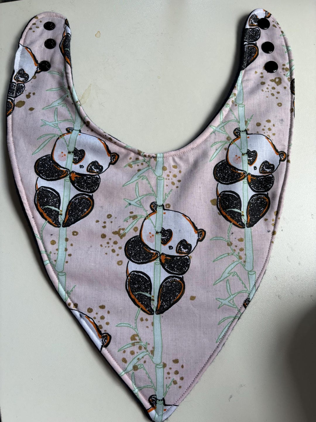 Cute Pink Panda Bandana Style Bib Ideal for Special Needs - Etsy