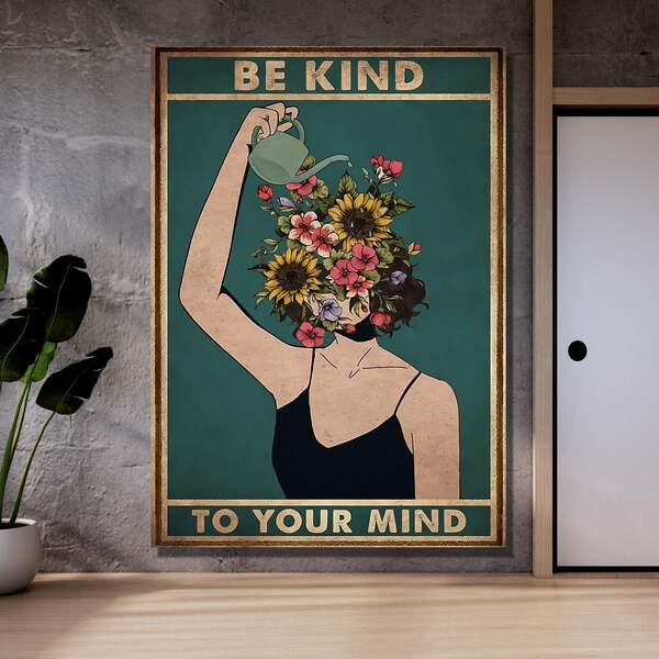 Be Kind Poster - Etsy