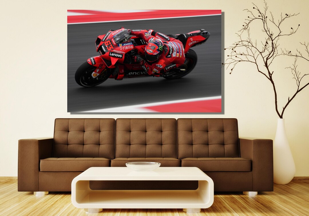 Francesco Bagnaia 2022 Moto GP Wall Art, Francesco Bagnaia Poster ...