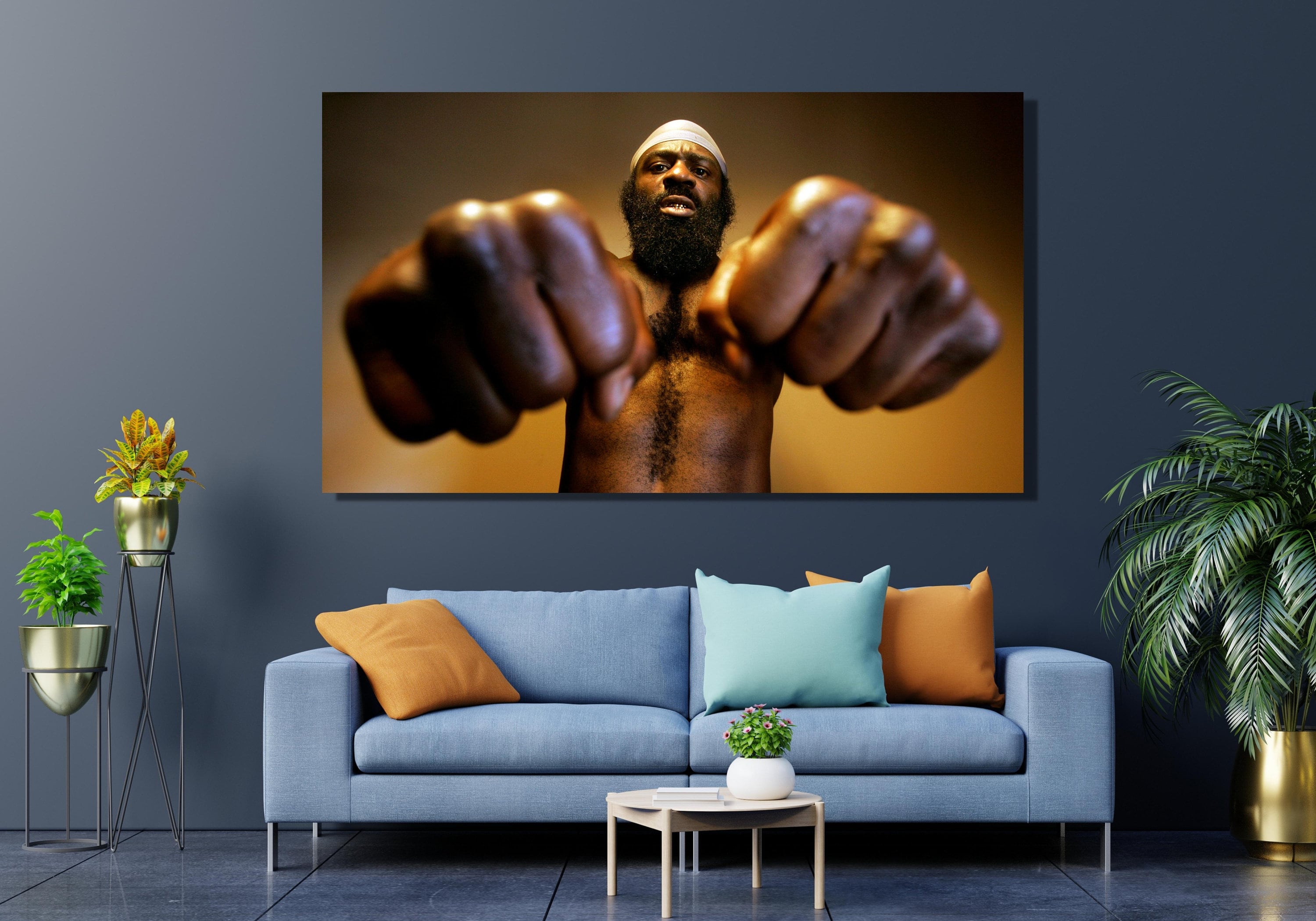 UFC Kimbo Slice Posterkimbo Slice Canvaskimbo Slice Wall - Etsy