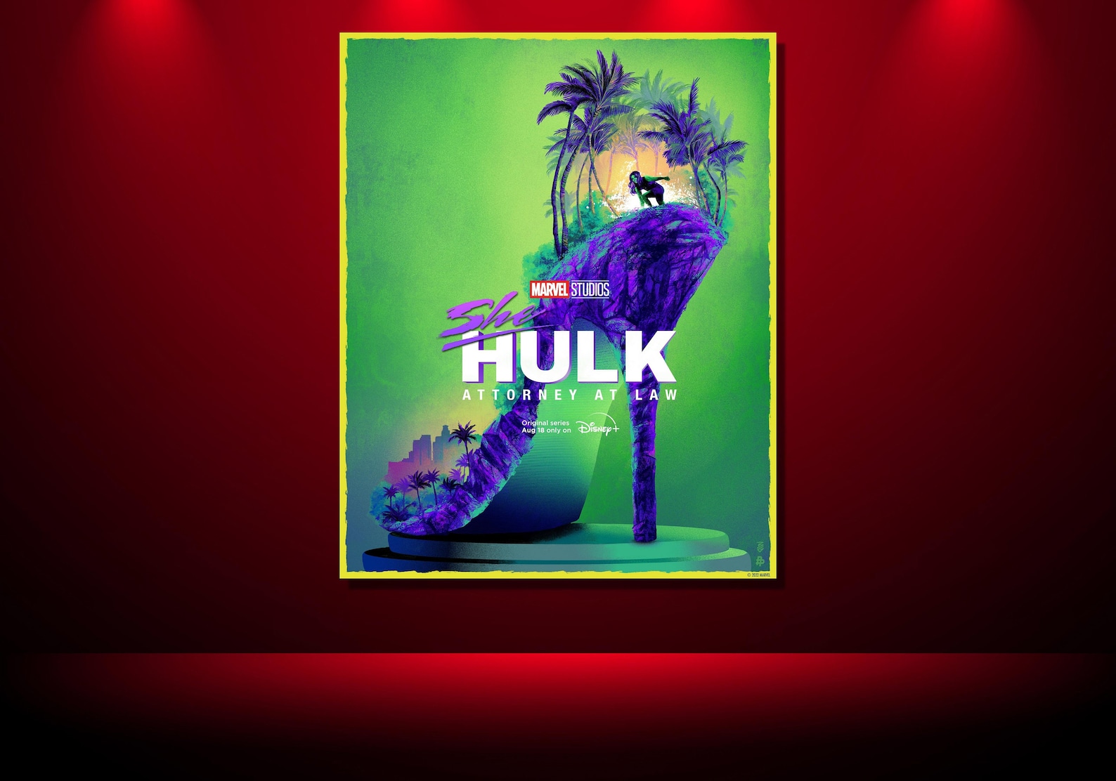She Hulk Canvas Print, She Hulk Poster,she Hulk Wall Art,woman Wall Art ...