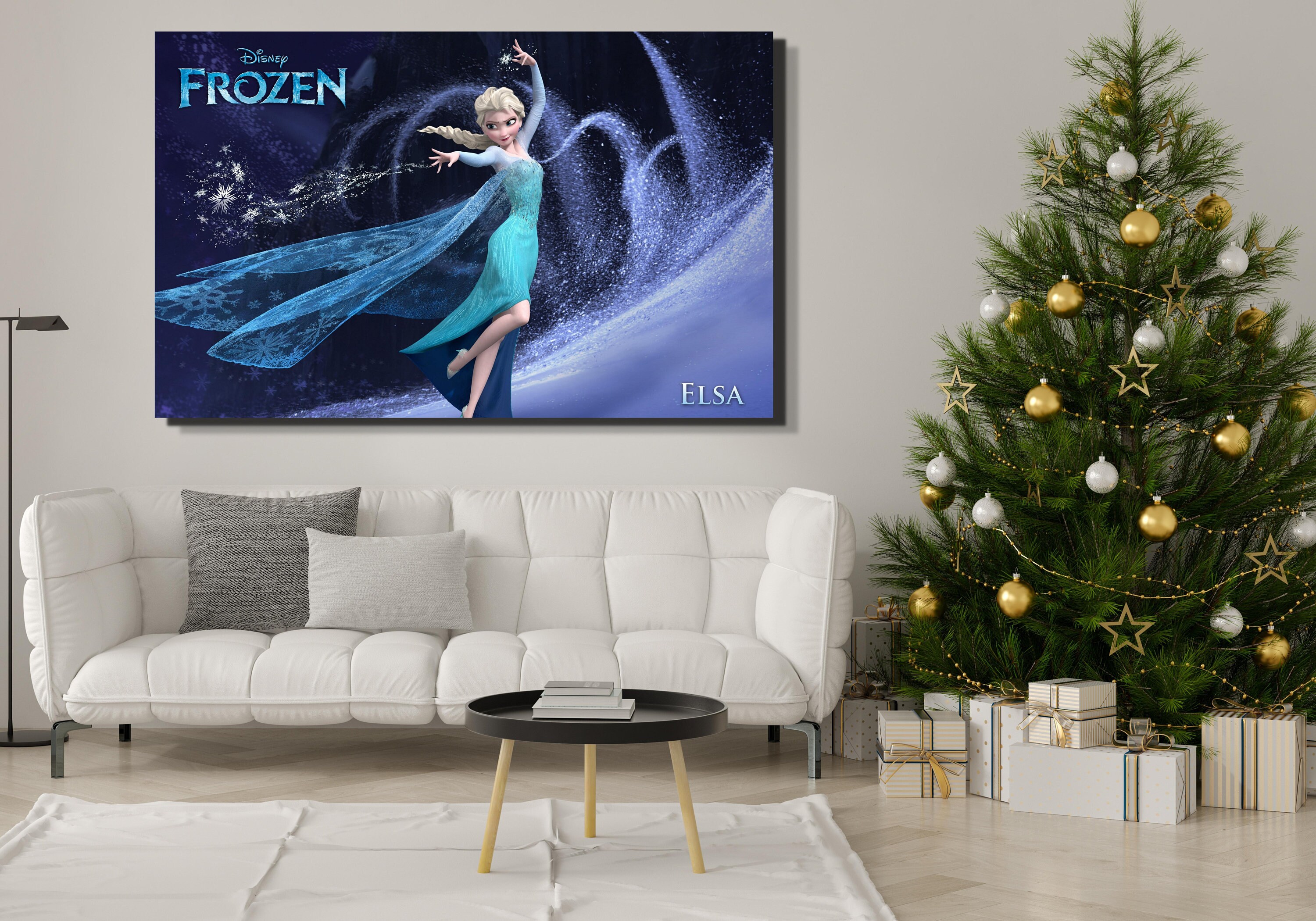 Princess Elsa Canvas, Elsa Poster, Disney Princess Elsa Canvas Wall Art ...