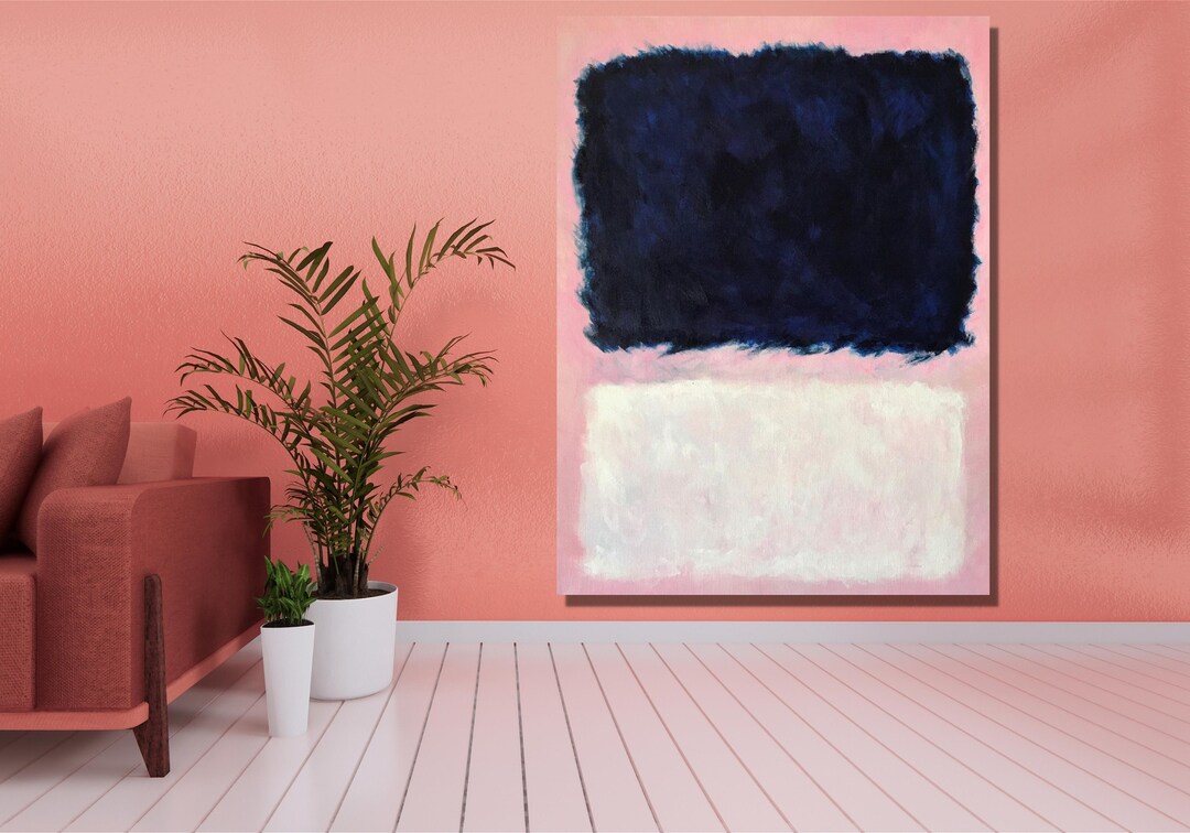Rothko Painted Canvas,mark Rothko Canvas Wall Art,rothko Canvas ...