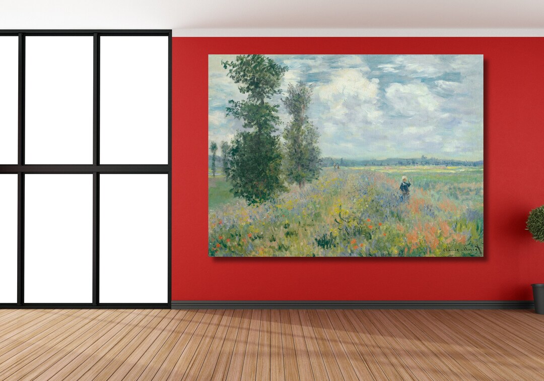 Claude Monet Landscape the Parc Monceau 1876 Canvas Design Still Life ...