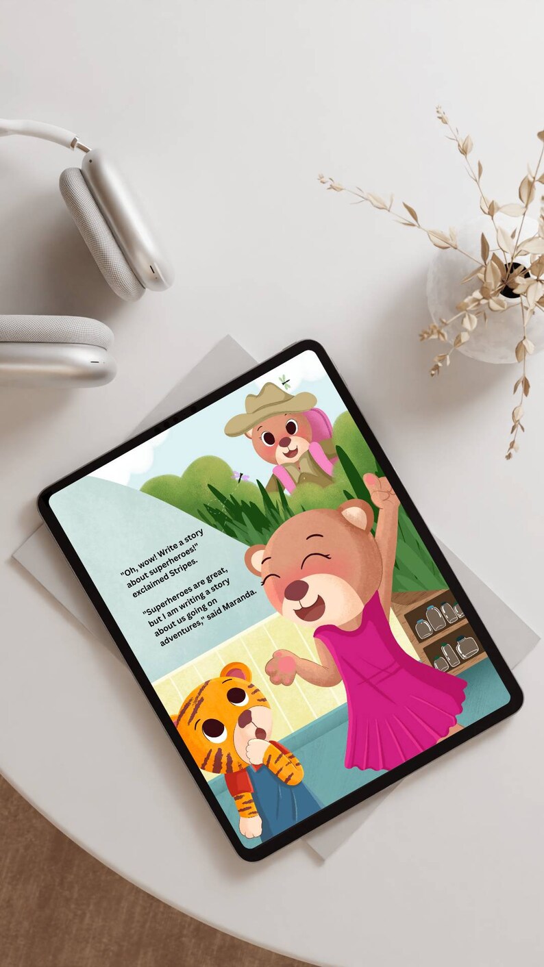 Stripes Writes His First Story | Children's Ebook, Printable Book ...