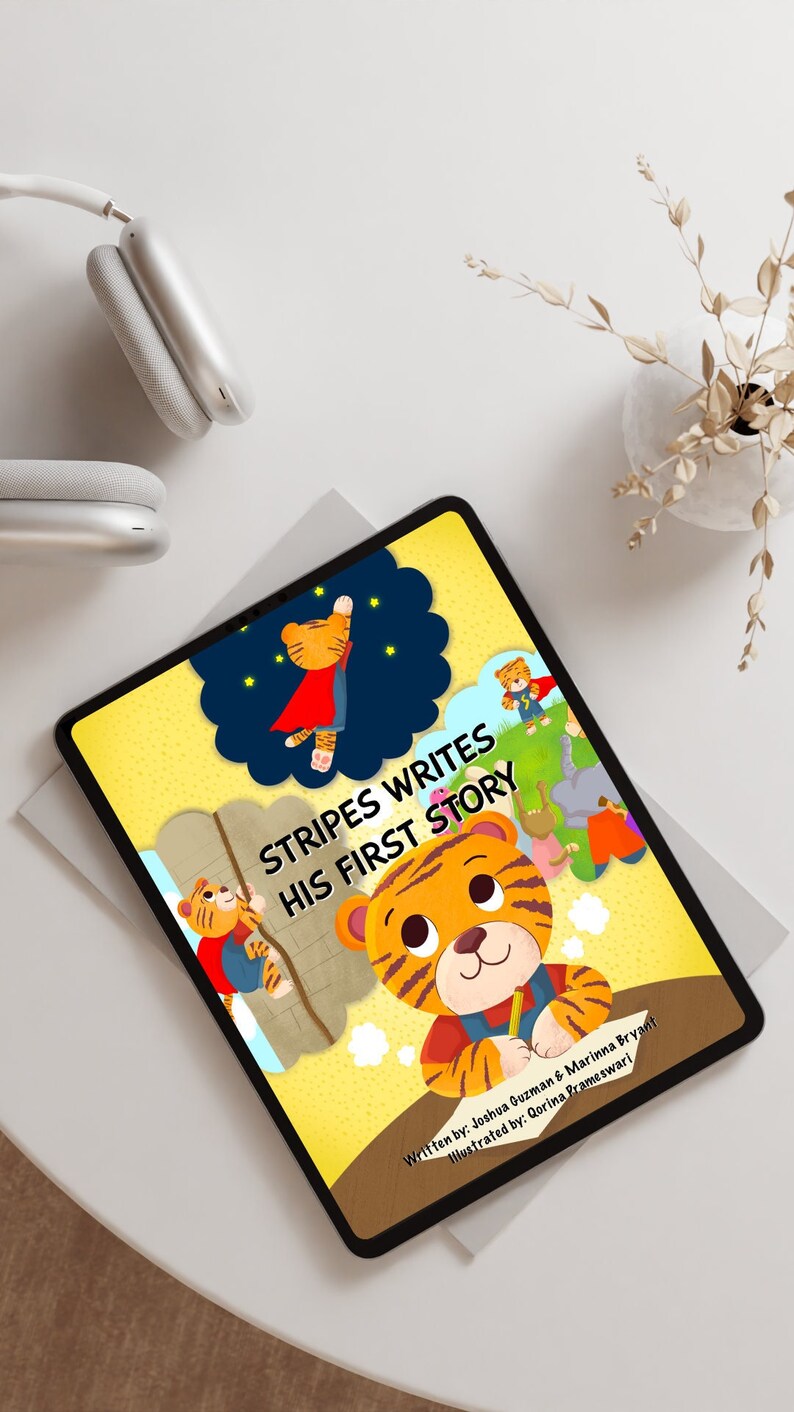 Stripes Writes His First Story | Children's Ebook, Printable Book ...