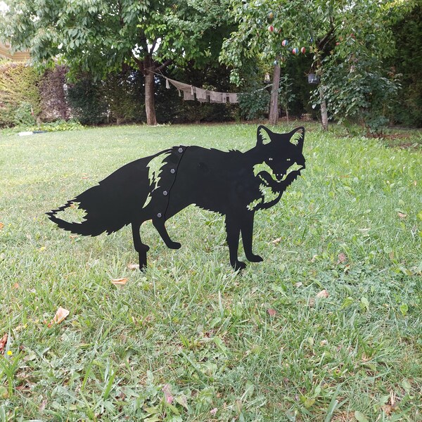 Fox Yard Art - Etsy