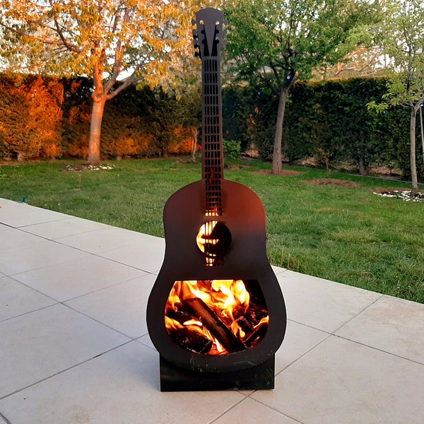 Guitar Firepit - Etsy