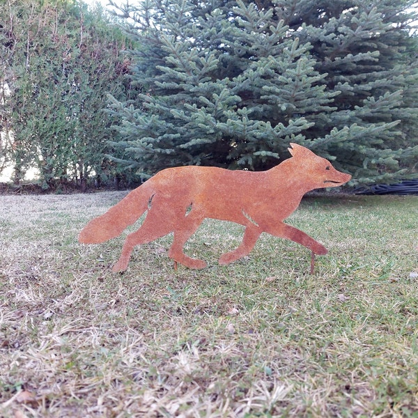 Fox Yard Art - Etsy