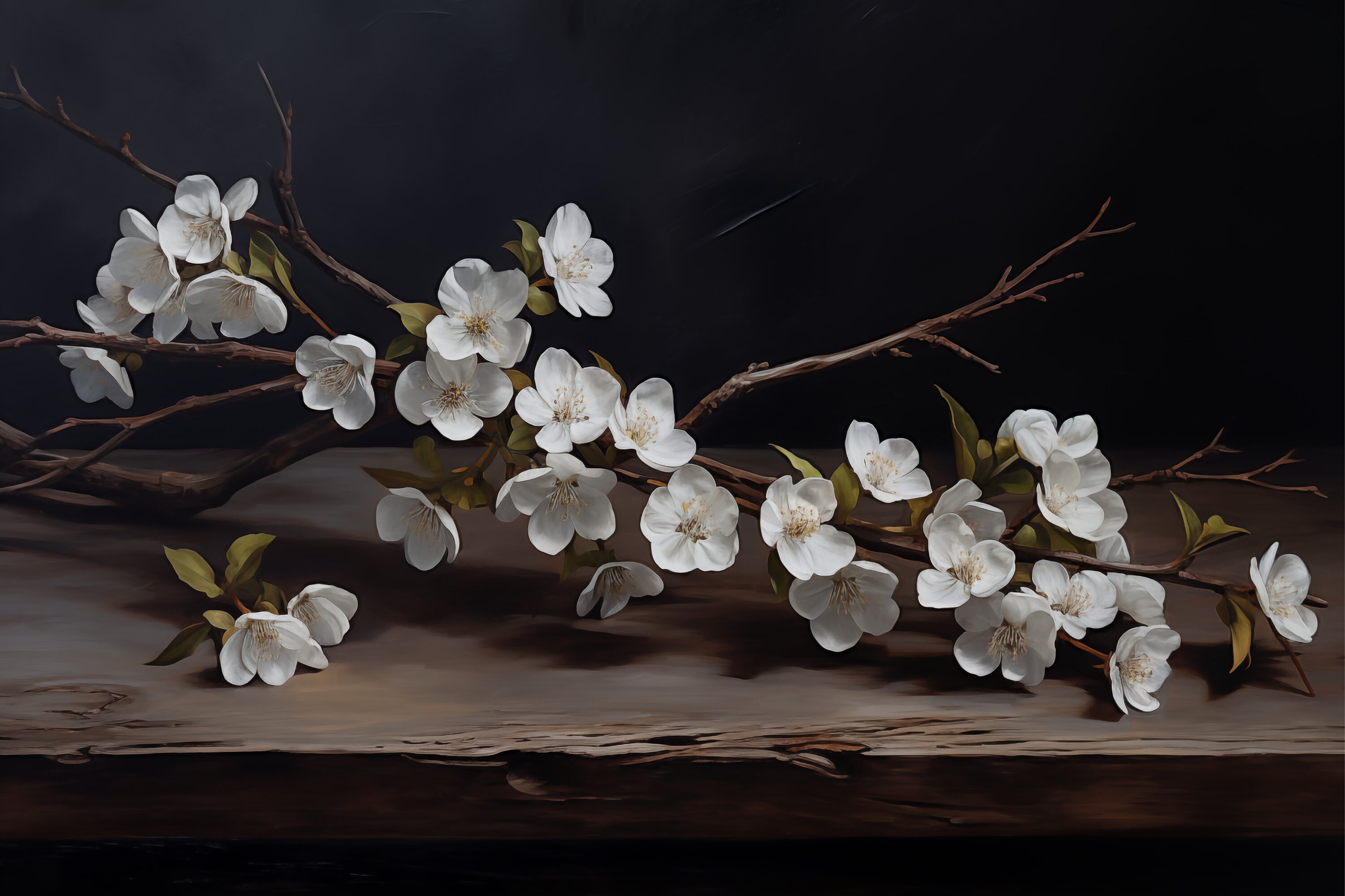 Cherry Blossom Print, Cherry Blossom Wall Art PRINTABLE, Minimalist ...