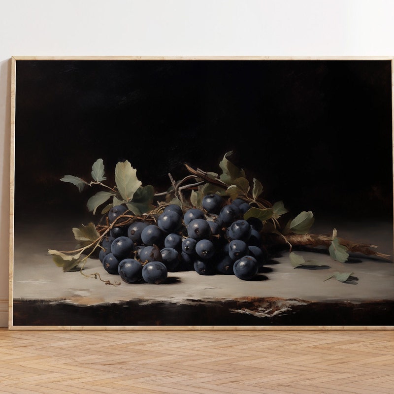 Grapes Still Life - Etsy