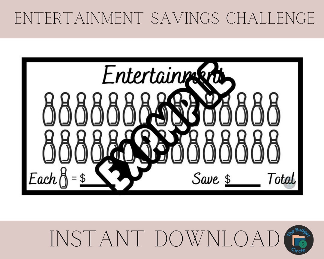 Entertainment Savings Challenge - Etsy
