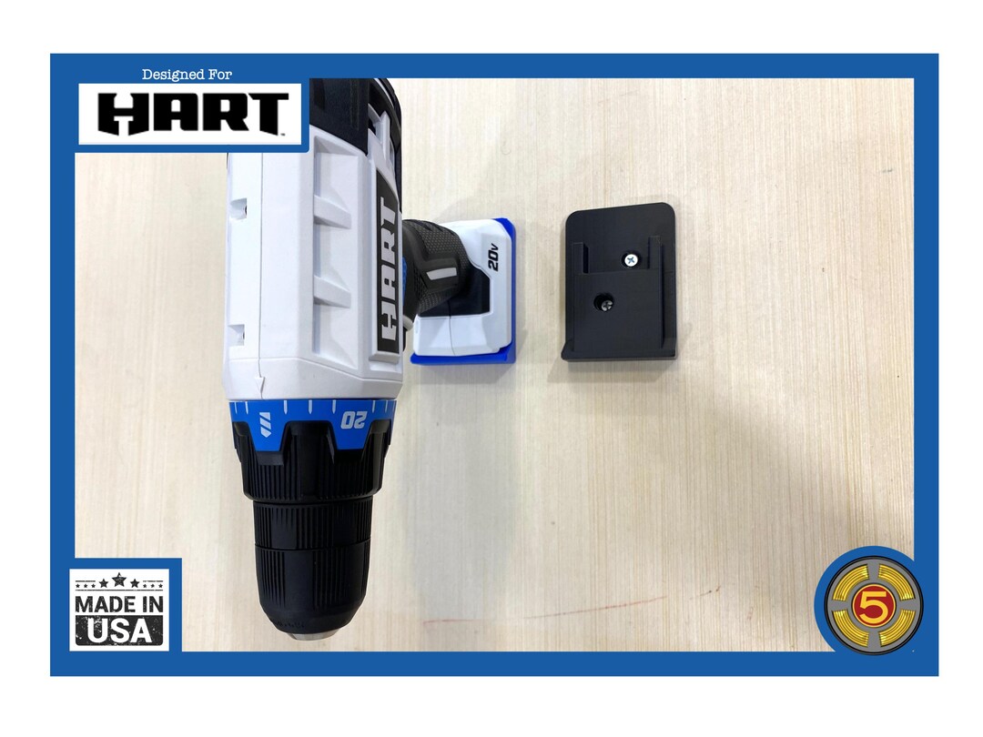 Hart Tool Holder Wall Mount - Tool Mount Hart 20V Tool Holder Under ...