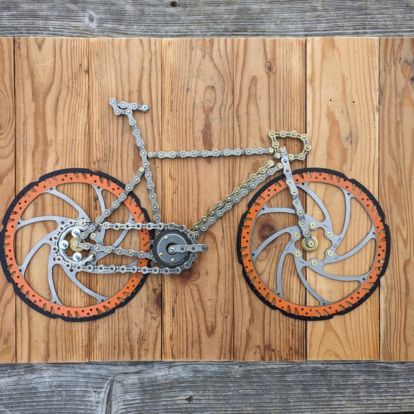 Bike Chain Art - Etsy