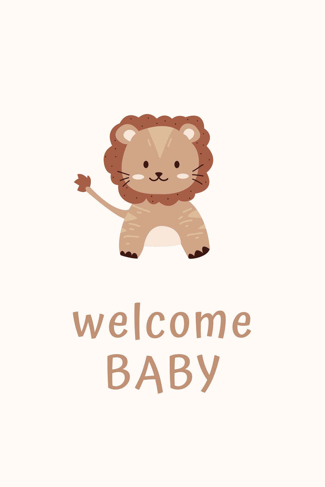 Welcome Baby Poster - Etsy