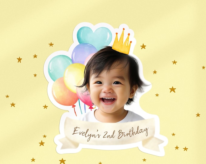 Birthday Sticker｜personalized Birthday Sticker｜custom Kid Birthday ...