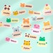 Kid Name Label｜laminated Kid Name Sticker｜waterproof Kid Name｜kids ...
