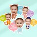 Custom Face Sticker｜personalized Birthday Sticker｜custom Kid Birthday ...