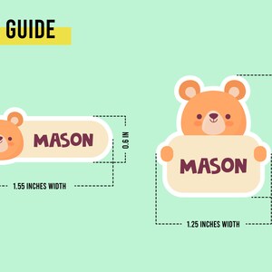 Kid Name Label｜laminated Kid Name Sticker｜waterproof Kid Name｜kids ...
